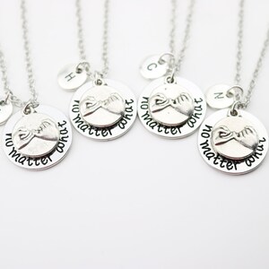 4 Best Friend Gifts, Pinky Promise Set of 4, Four Friend Necklace, BFF ...
