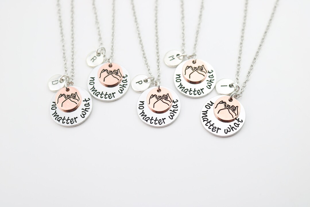 Friendship Necklace for 1 2 3 4 5 6 7 Best Friends, Personalized Friend ...