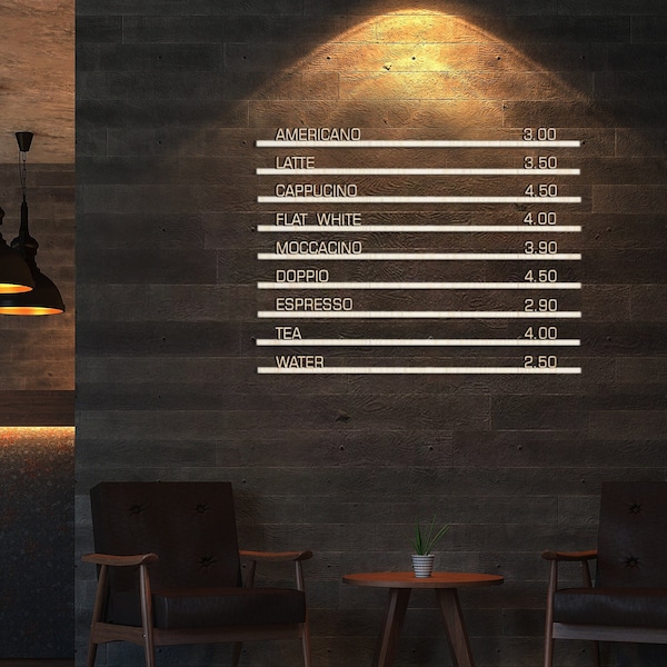 Cafe Menu Board - Etsy