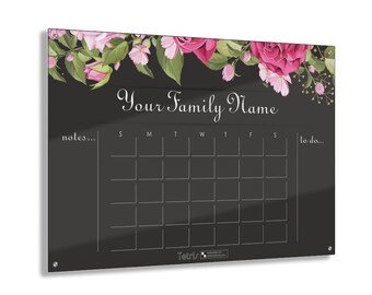 Acrylic Monthly Planner - Etsy