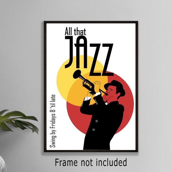 Jazz Poster - Etsy