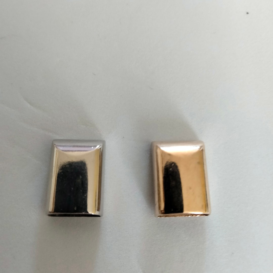 Zipper Tail Caps in Stainless Steel Gold and Silver Color - Etsy