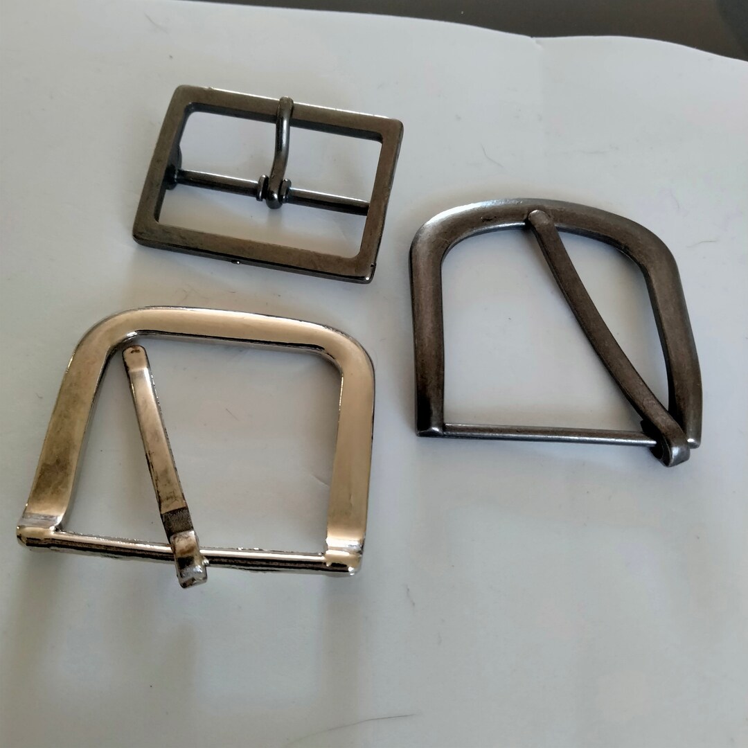 Different Rectangular or Square Buckles With Barb in Aged - Etsy