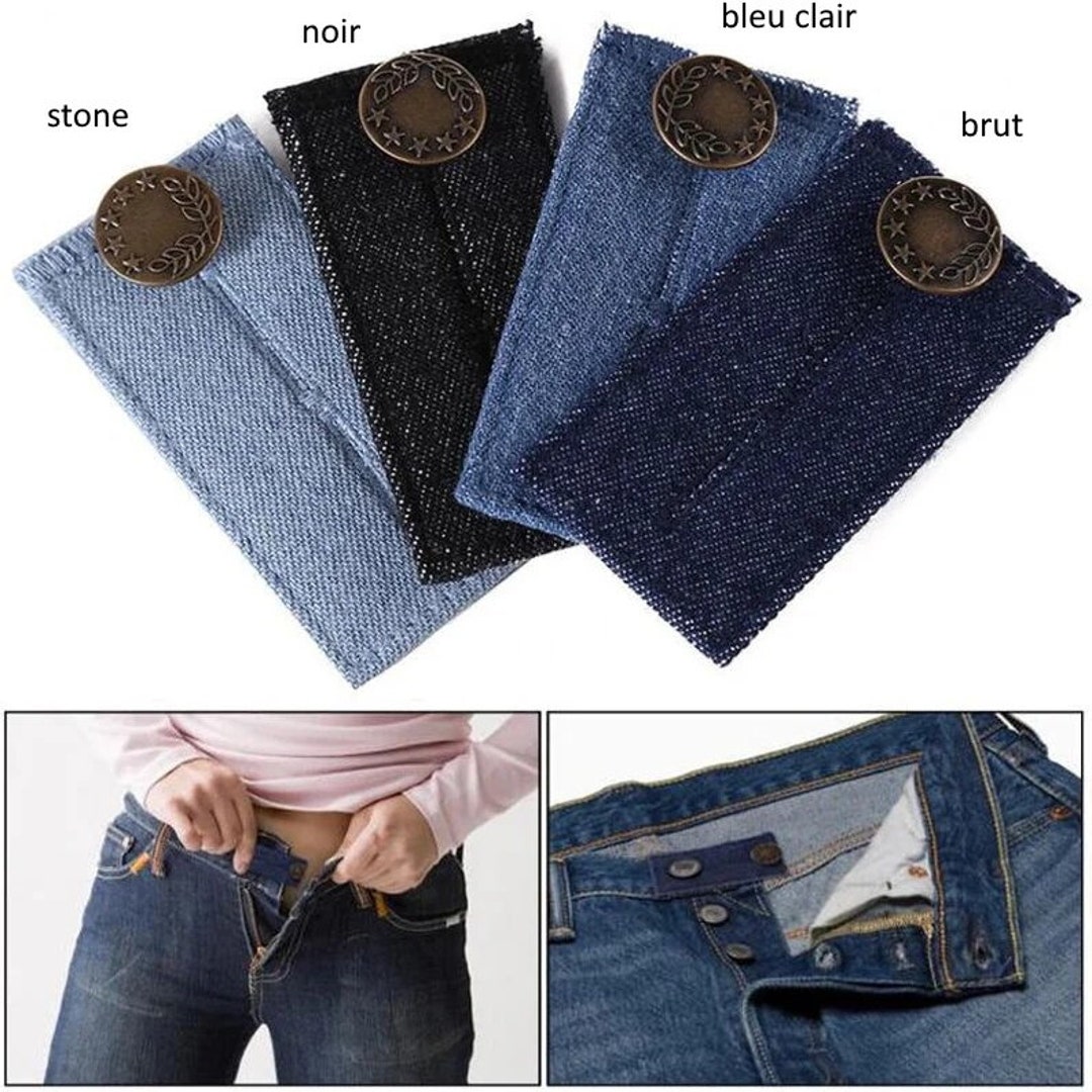 Extensions of Jeans Pants or Skirts With Adjustable Buttons, - Etsy
