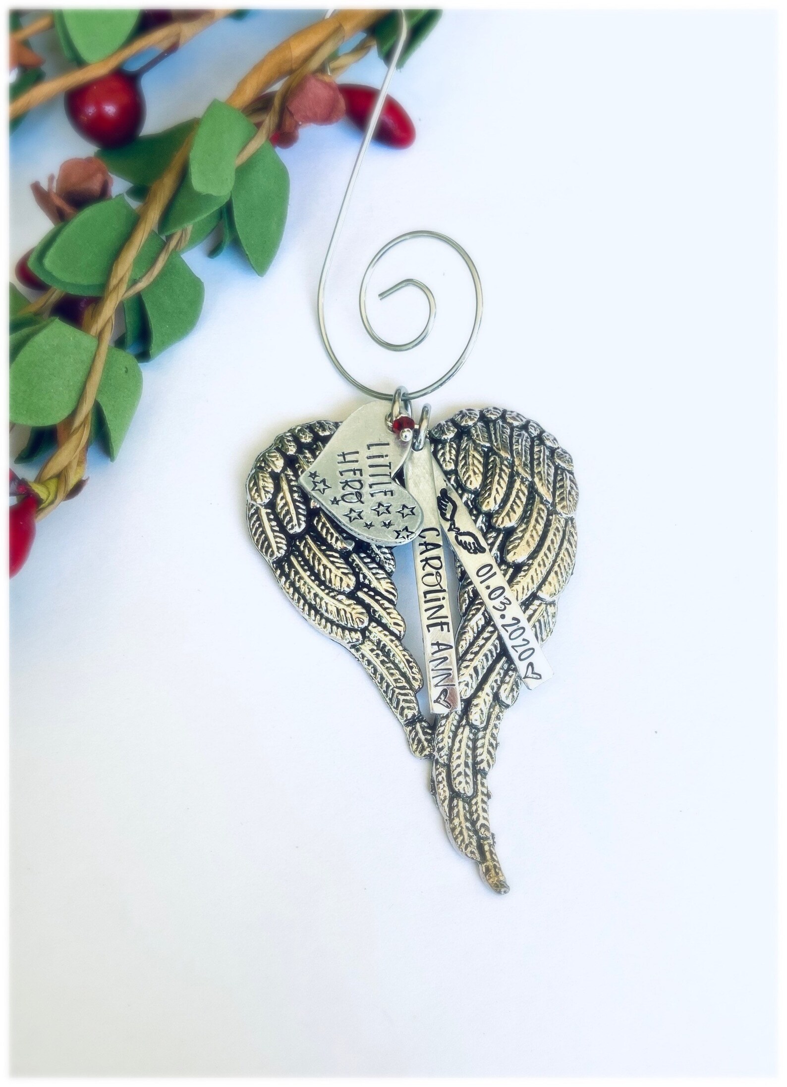 Little Hero • Angel Wing Donor Ornament • Donor Baby • Mommy of an ...