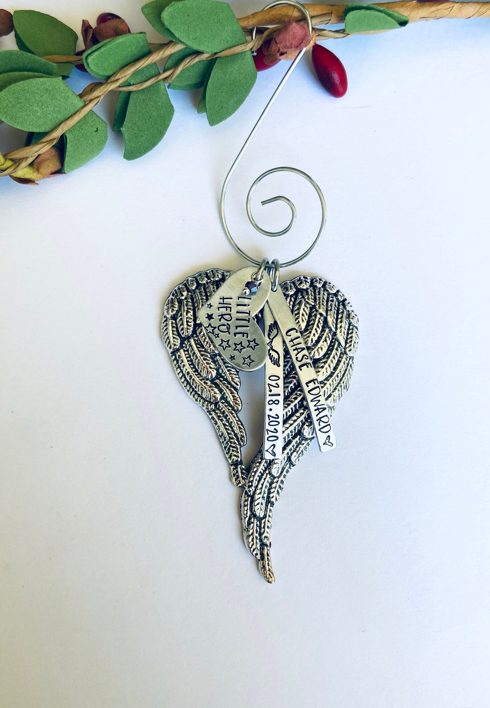 Little Hero • Angel Wing Donor Ornament • Donor Baby • Mommy of an ...