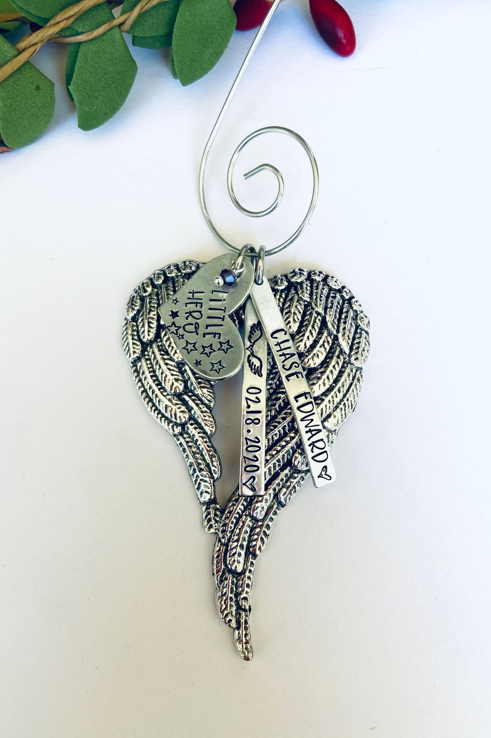 Little Hero • Angel Wing Donor Ornament • Donor Baby • Mommy of an ...