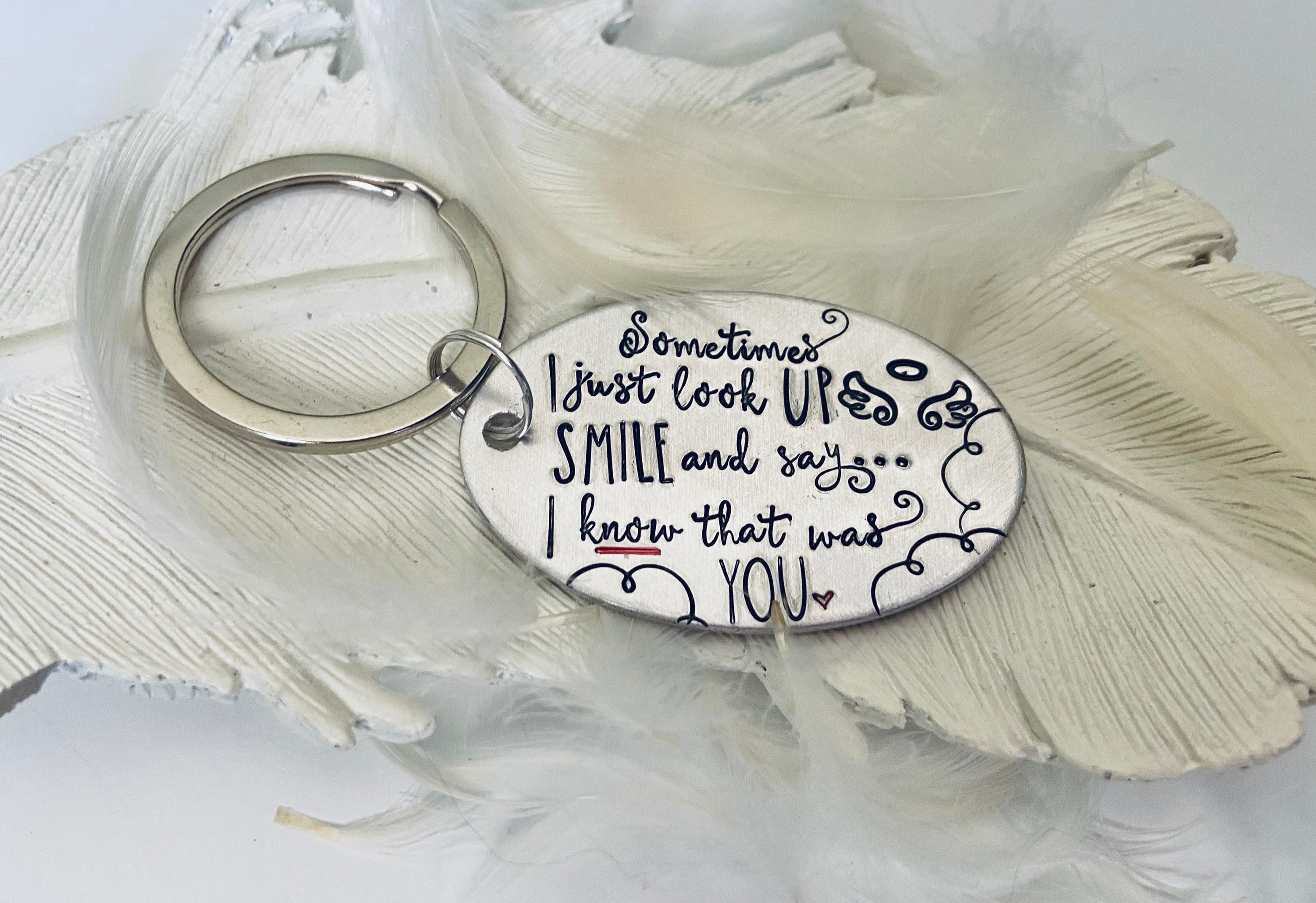 Memorial Key Ring Remembrance Gift Loss of a Loved One in - Etsy