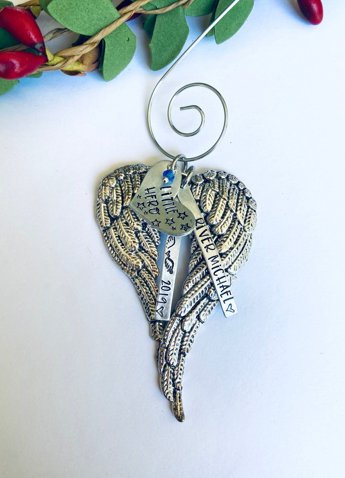 Little Hero • Angel Wing Donor Ornament • Donor Baby • Mommy of an ...