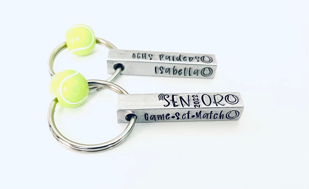 Personalized Tennis Senior 2026 Key Chain High School Senior Tennis ...