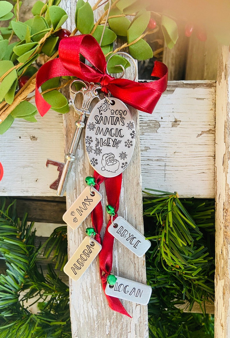 Santas Magic Key Ornament Personalized Magic Santa Key 2023 - Etsy