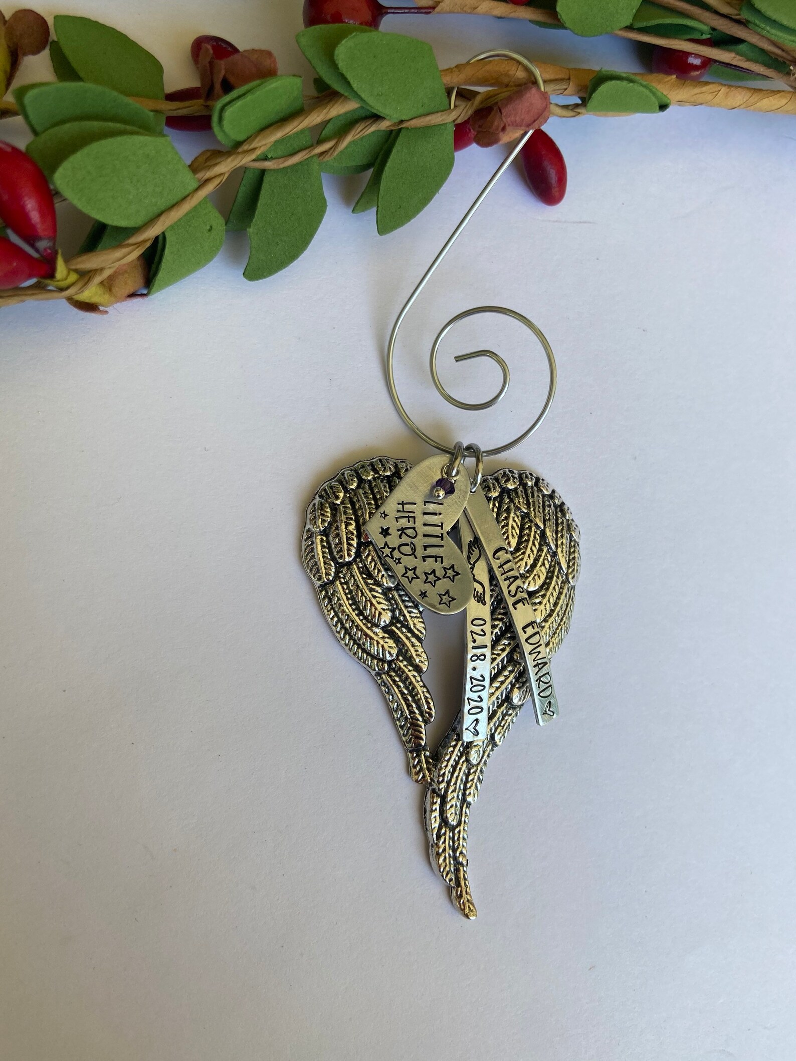 Little Hero • Angel Wing Donor Ornament • Donor Baby • Mommy of an ...