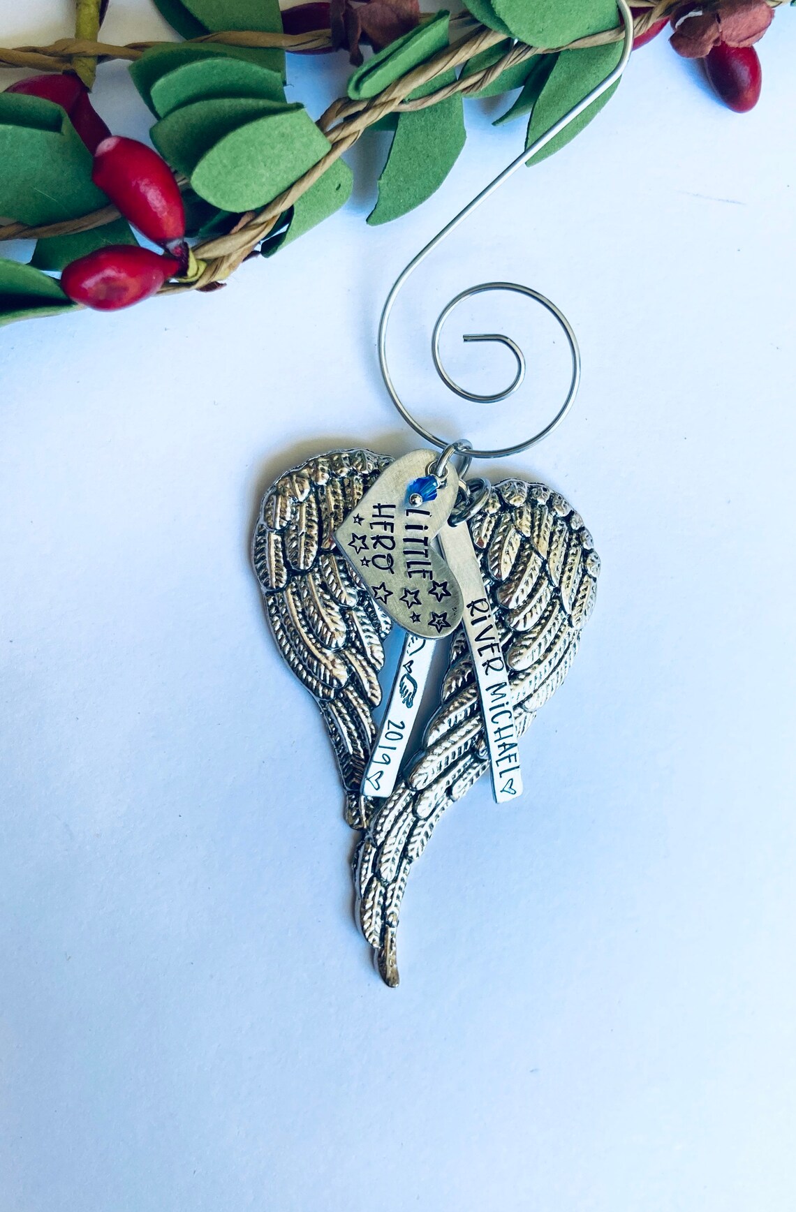 Little Hero • Angel Wing Donor Ornament • Donor Baby • Mommy of an ...
