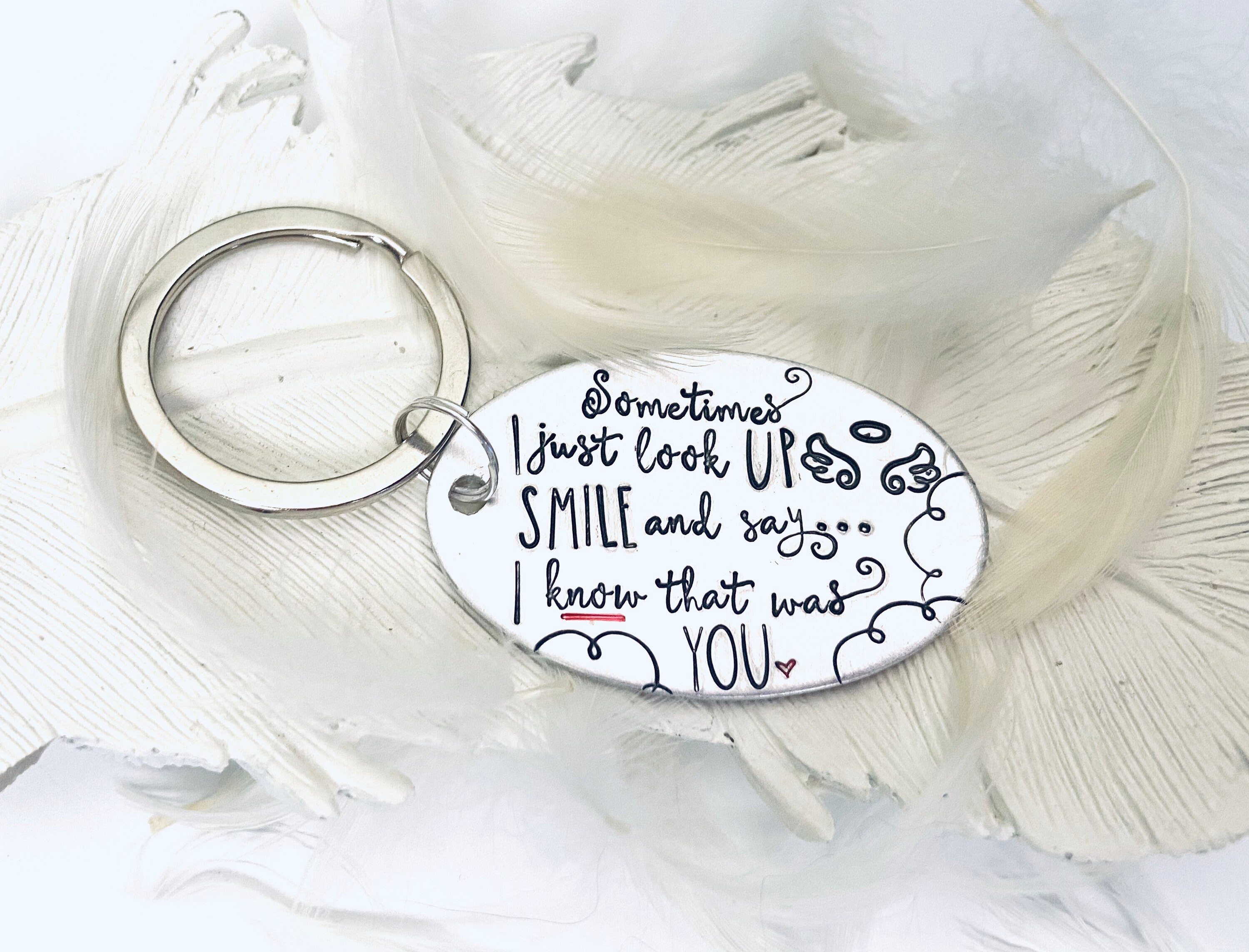Memorial Key Ring Remembrance Gift Loss of a Loved One in - Etsy