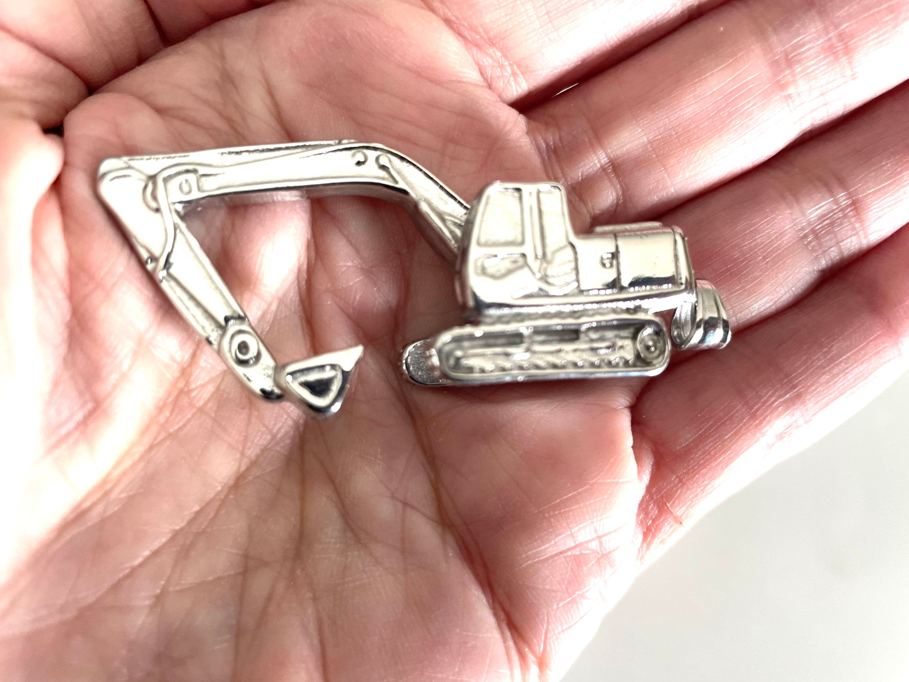 Excavator Urn Bulldozer Cremation Key Chain Personalized Heavy - Etsy