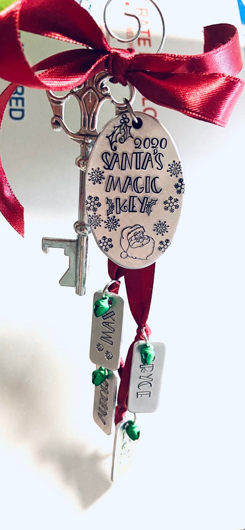Santas Magic Key Ornament Personalized Magic Santa Key 2023 - Etsy