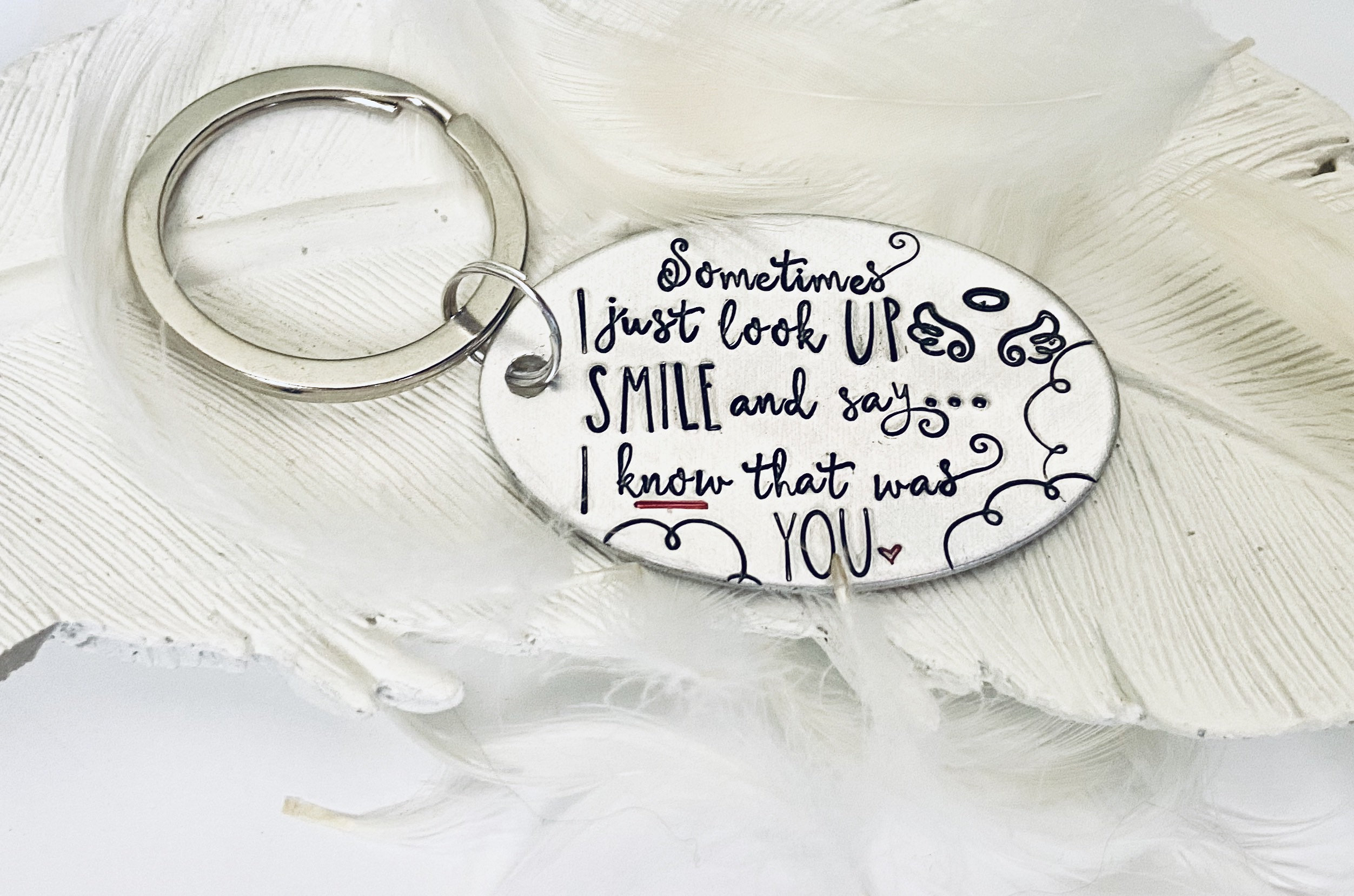 Memorial Key Ring Remembrance Gift Loss of a Loved One in - Etsy