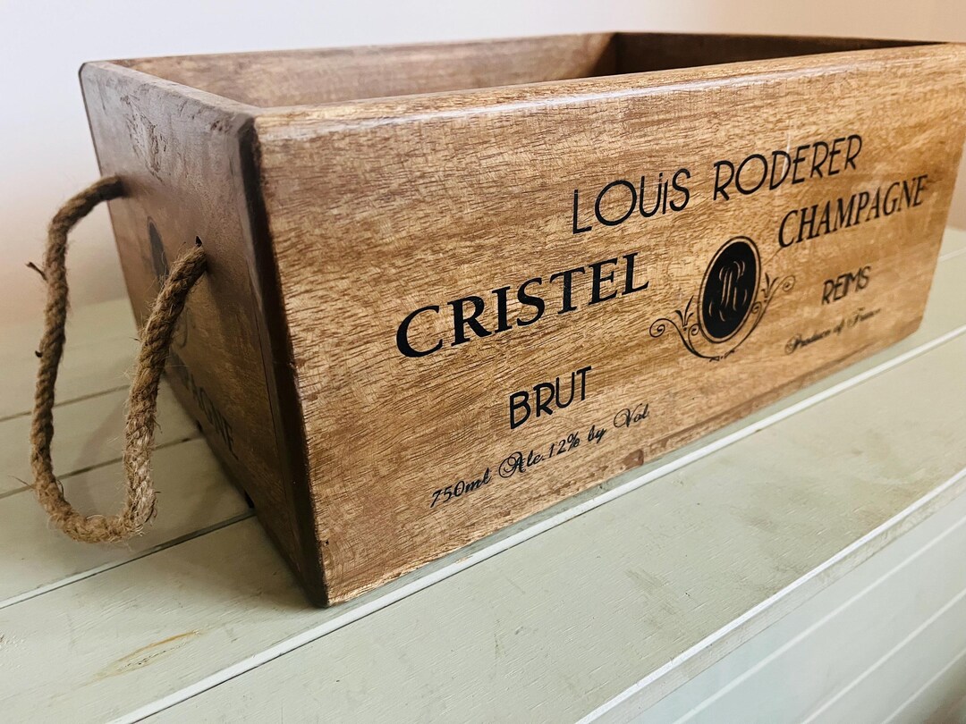Rustic Wooden Storage Box - Etsy