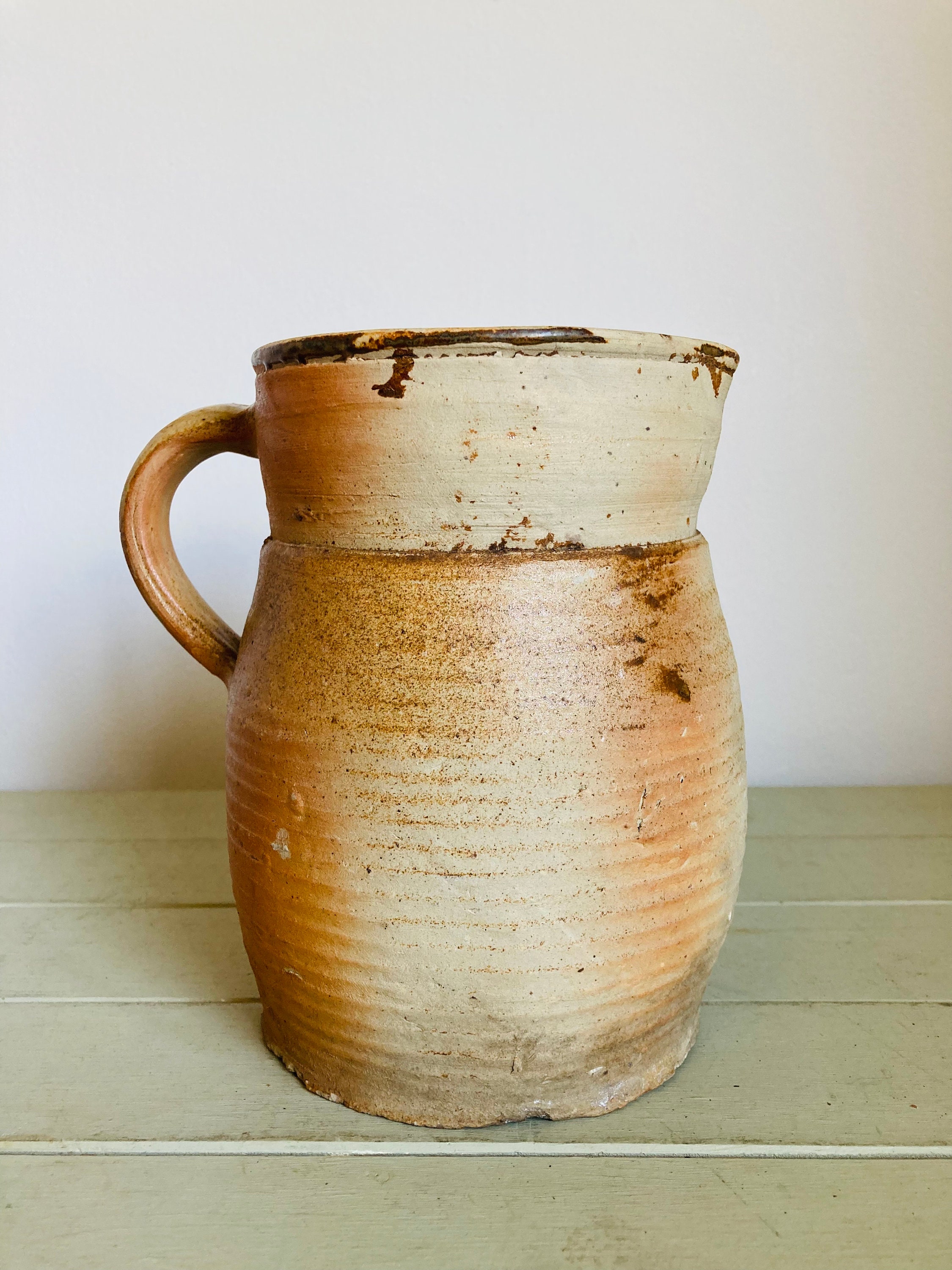 Lovely Vintage Stoneware Jug - Etsy