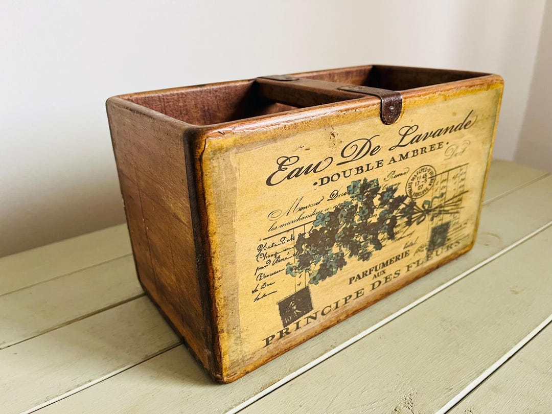 Lovely Rustic Wooden Storage Box - Etsy
