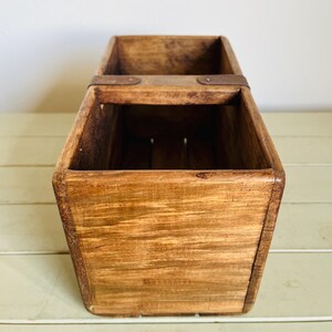 Lovely Rustic Wooden Storage Box - Etsy