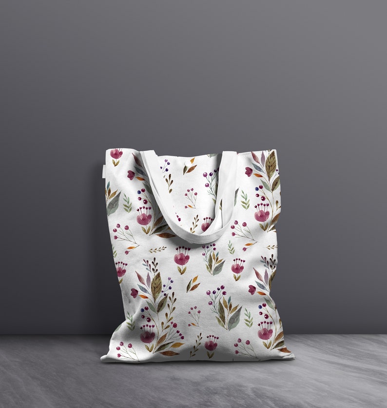 Watercolor Flowers Digital Paper, Seamless Floral Digital Paper ...