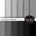 Black Gray White Digital Paper, 12 X 12, Solid Color, Grey Digital ...