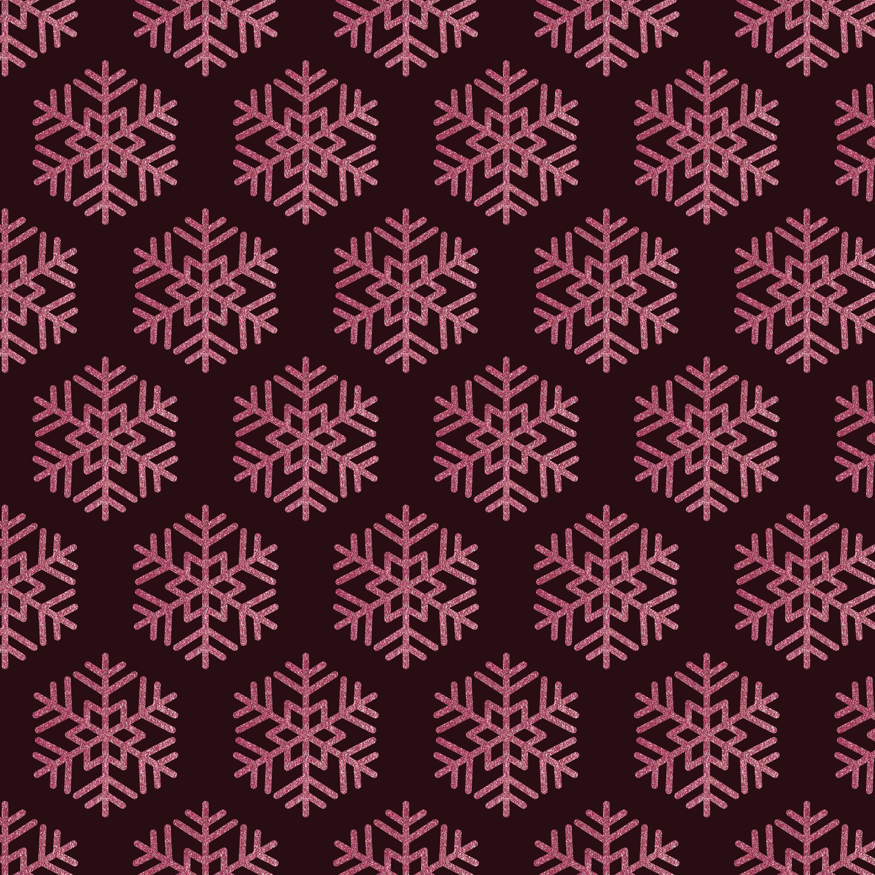Pink Snowflake Digital Paper, Christmas Digital Paper, Snowflake ...