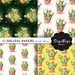 Cactus Digital Paper Hand Drawn Cactus Digital Paper Cactus - Etsy