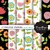 Black and White Floral Digital Paper, Botanical Digital Paper, Doodle ...