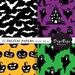 Halloween Digital Paper, Scary Paper, Trick or Treat Paper, Halloween ...