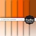 Orange Digital Paper, 12 X 12, Solid Orange Paper, Orange Ombre Digital ...