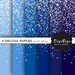 Blue Ombre Digital Paper, Blue Digital Paper, 12 X 12, Ombre Digital ...