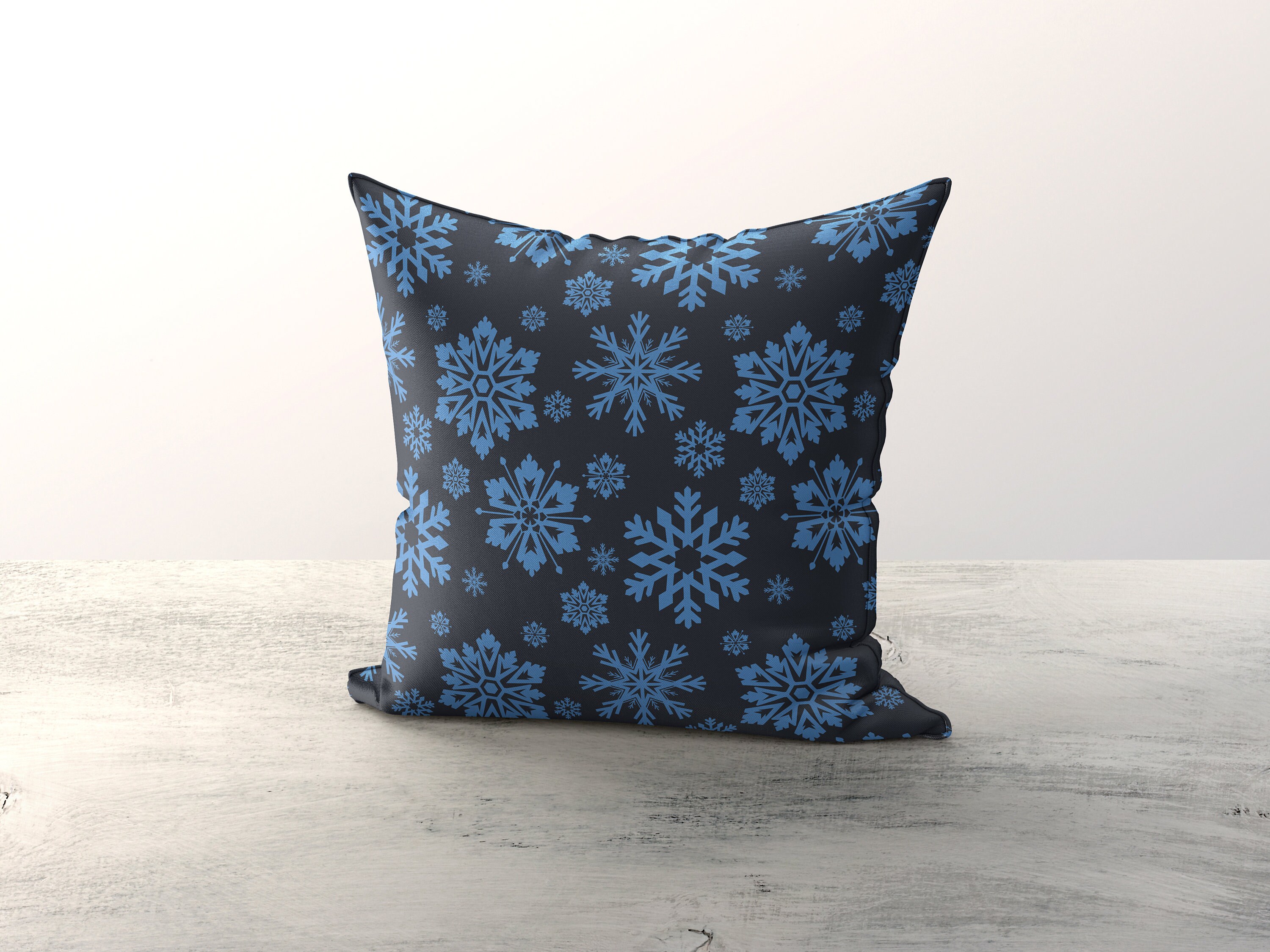 Blue Snowflake Digital Paper, Christmas Digital Paper, Snowflake ...