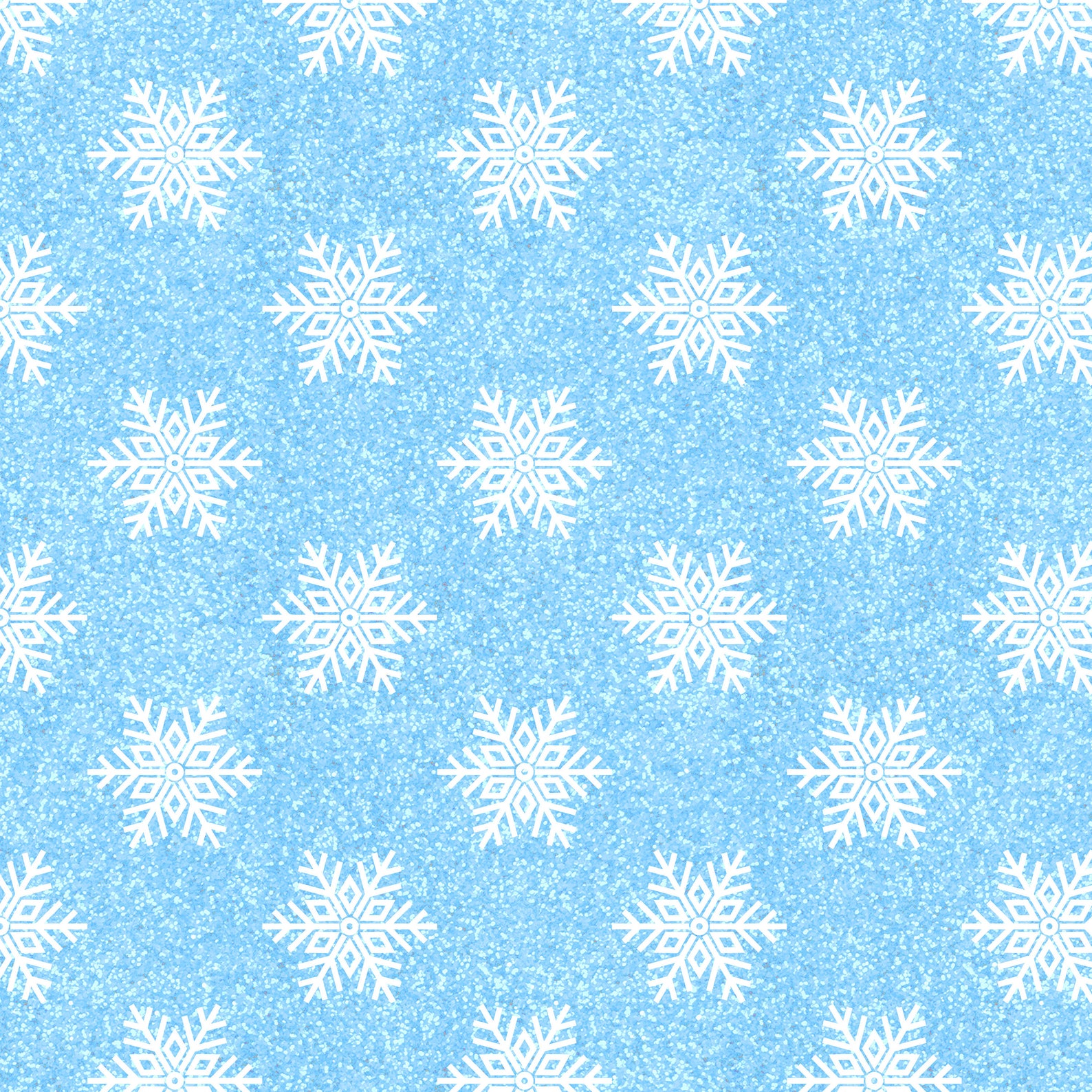 Blue Glitter Snowflakes Digital Paper: Christmas Scrapbook (digital ...