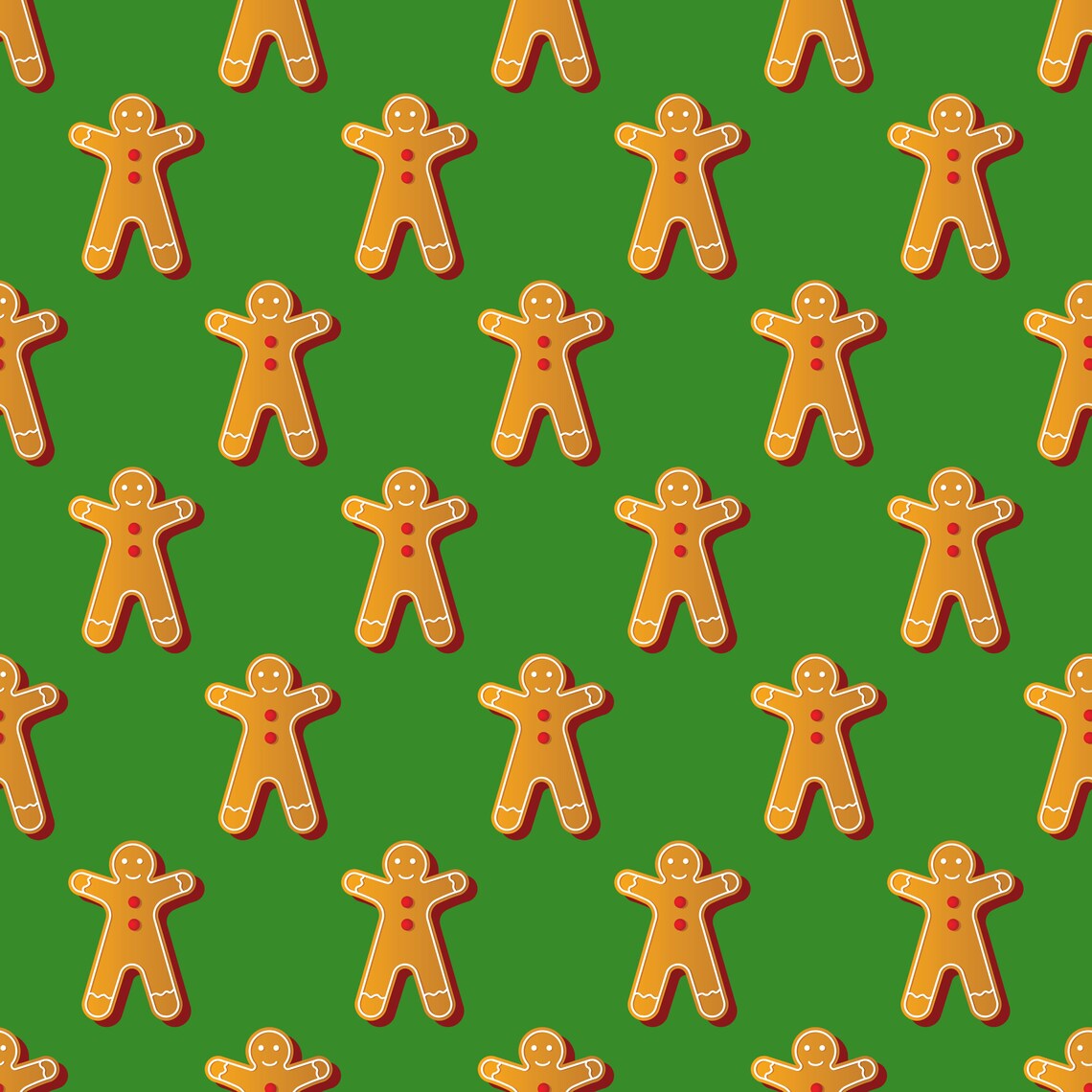 Gingerbread Digital Paper, Christmas Digital Paper, Snowman Paper ...