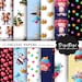 Kids Digital Paper, Cartoon Digital Paper, Cartoon Characters Patterns ...