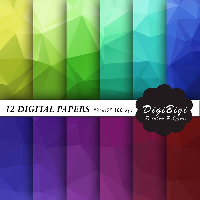 Polygon Paper - Etsy UK