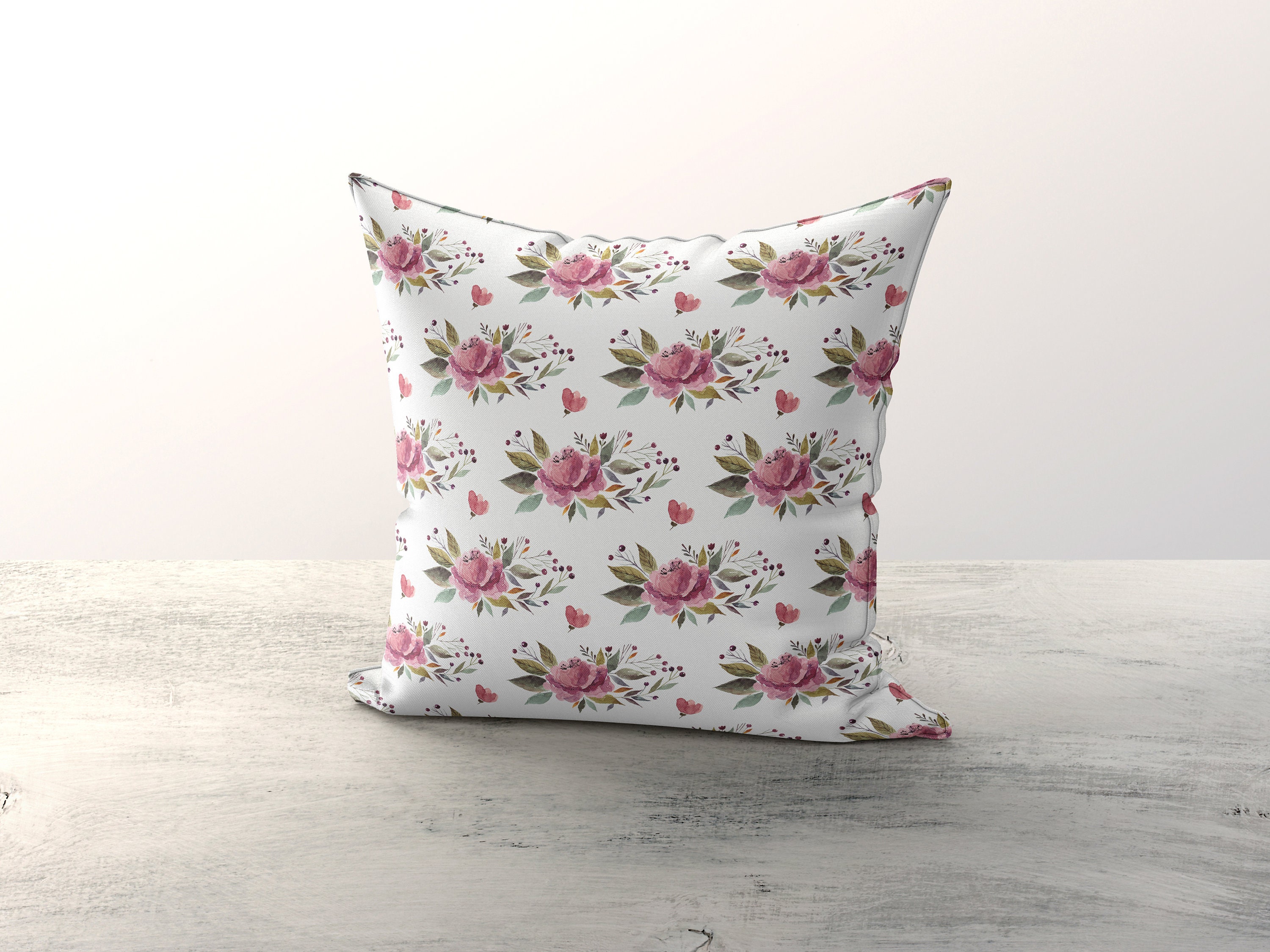 Watercolor Flowers Digital Paper, Seamless Floral Digital Paper ...