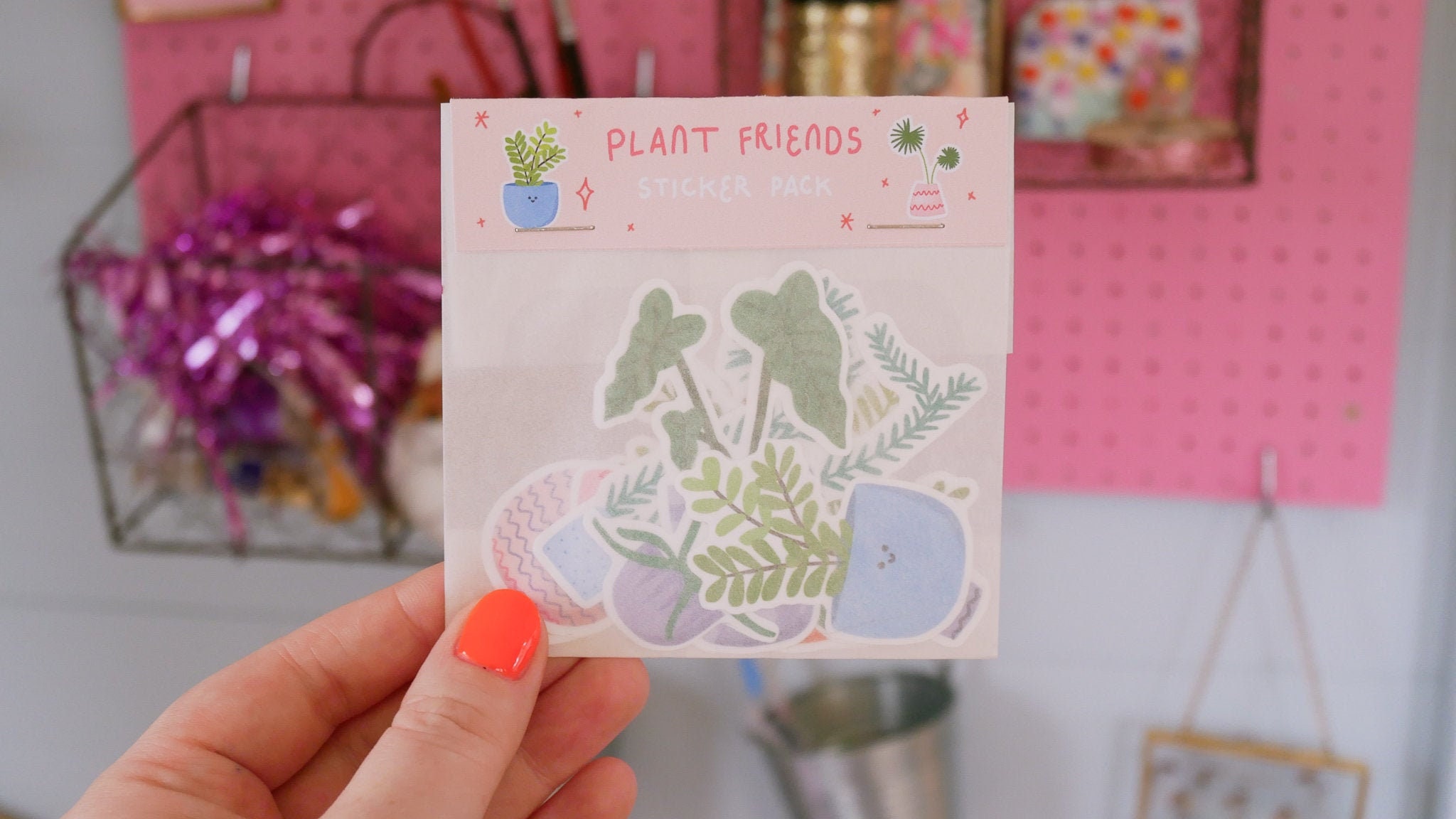 House Plants Sticker Pack Matte Vinyl Sticker Pack | Etsy