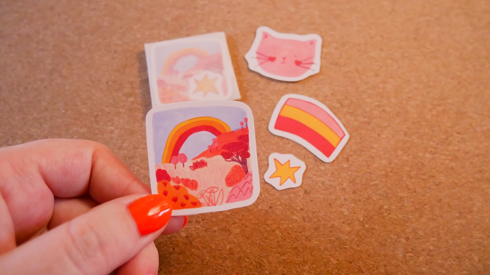 Rainbow Sticker Pack Matte Vinyl Sticker Pack Hydroflask - Etsy UK