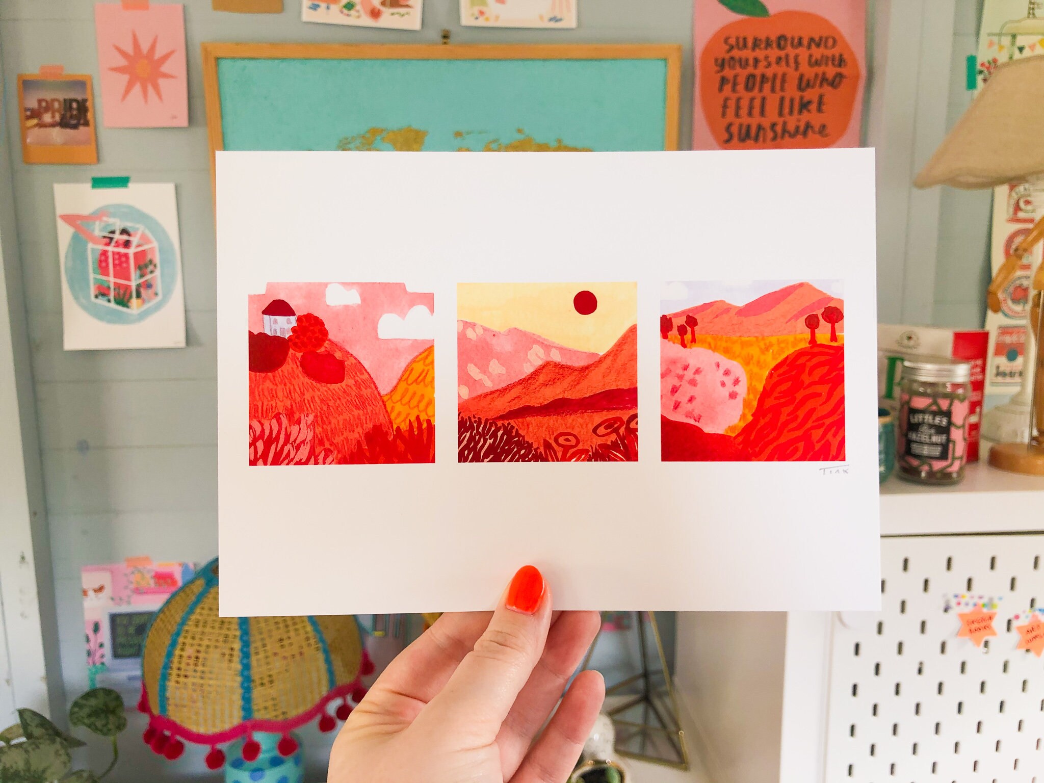 Landscape Trio Art Print Landscape Wall Art Landscape | Etsy