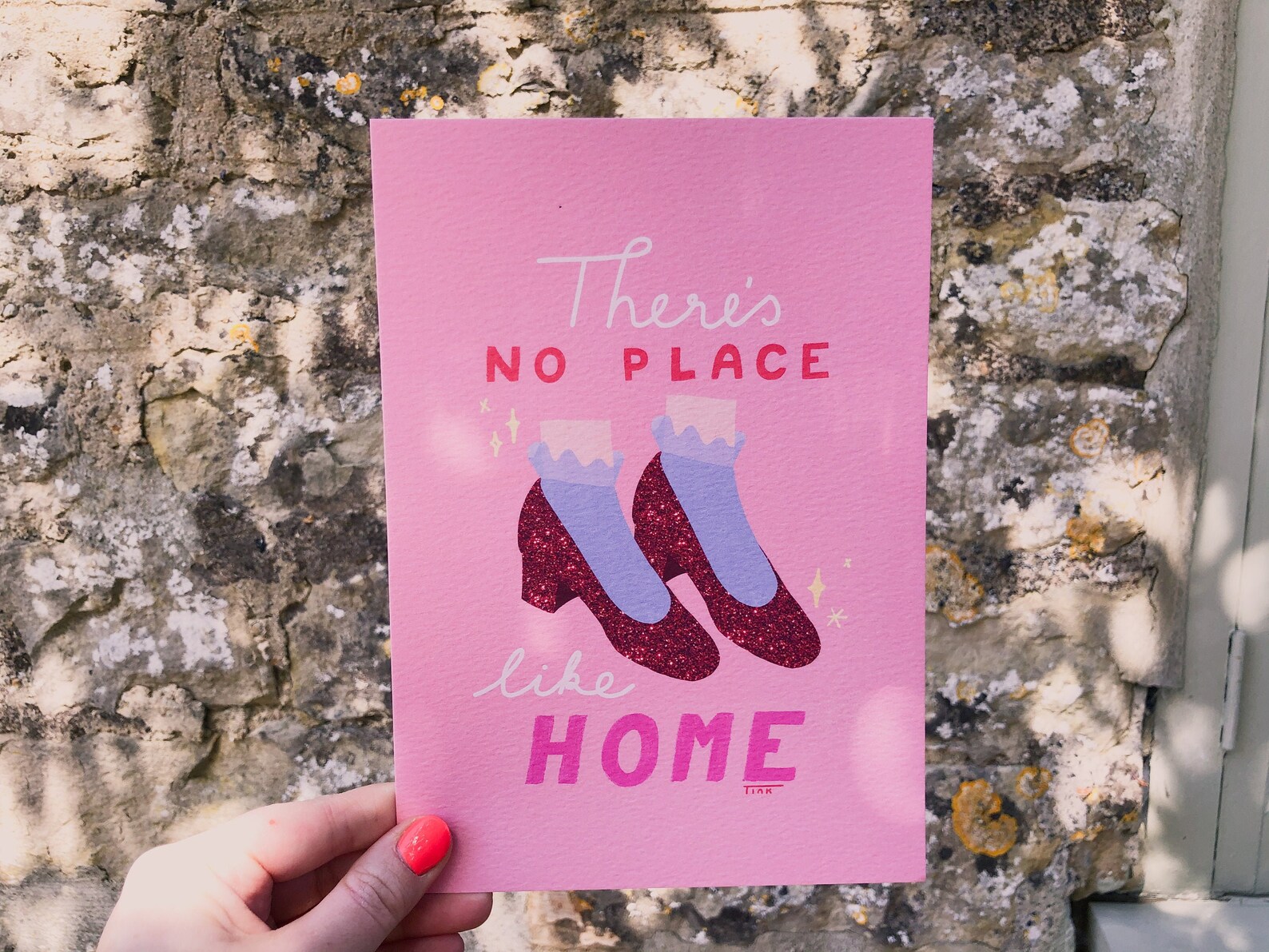 Wizard of Oz Print, Ruby Slippers Art, Empowering Dorothy, UK Printed ...
