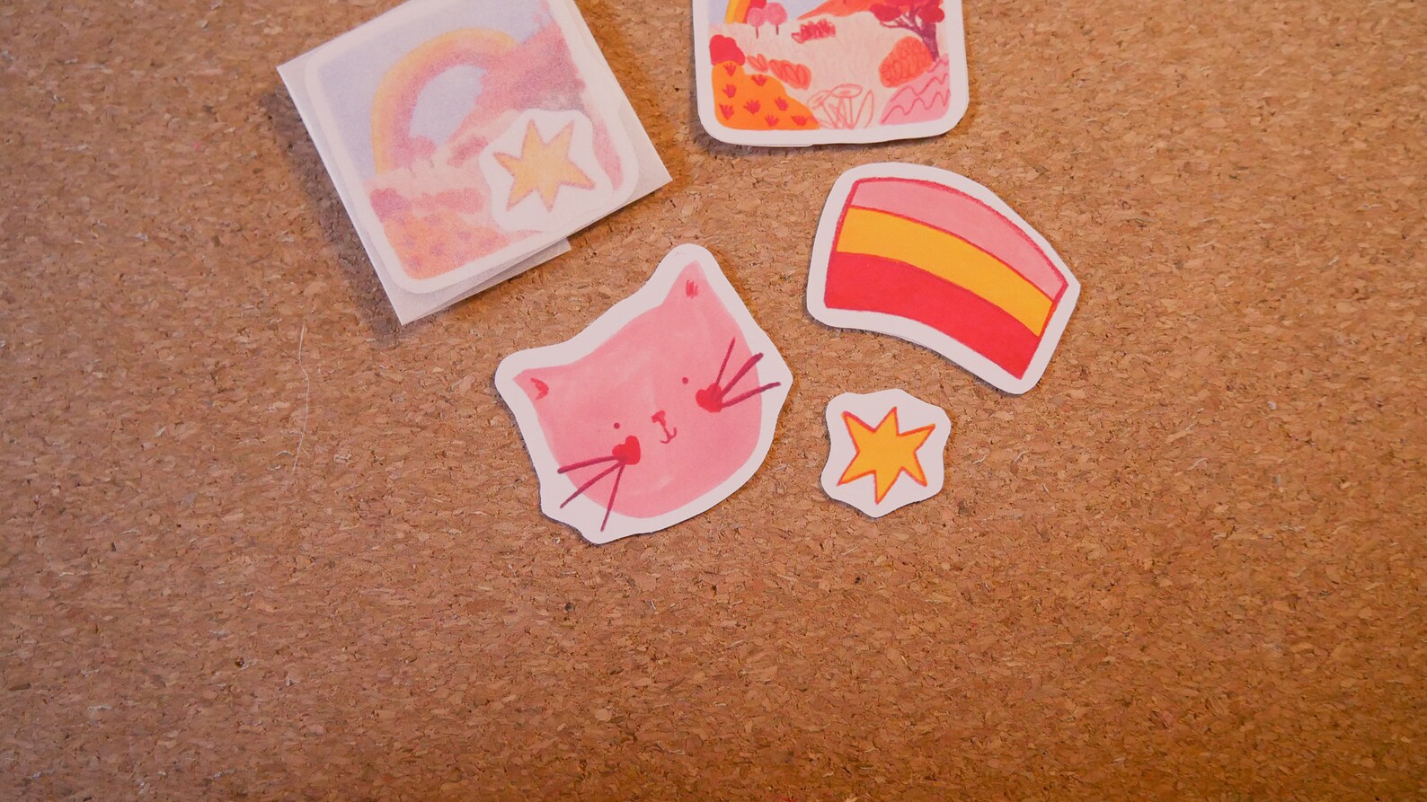 Rainbow Sticker Pack Matte Vinyl Sticker Pack Hydroflask - Etsy UK