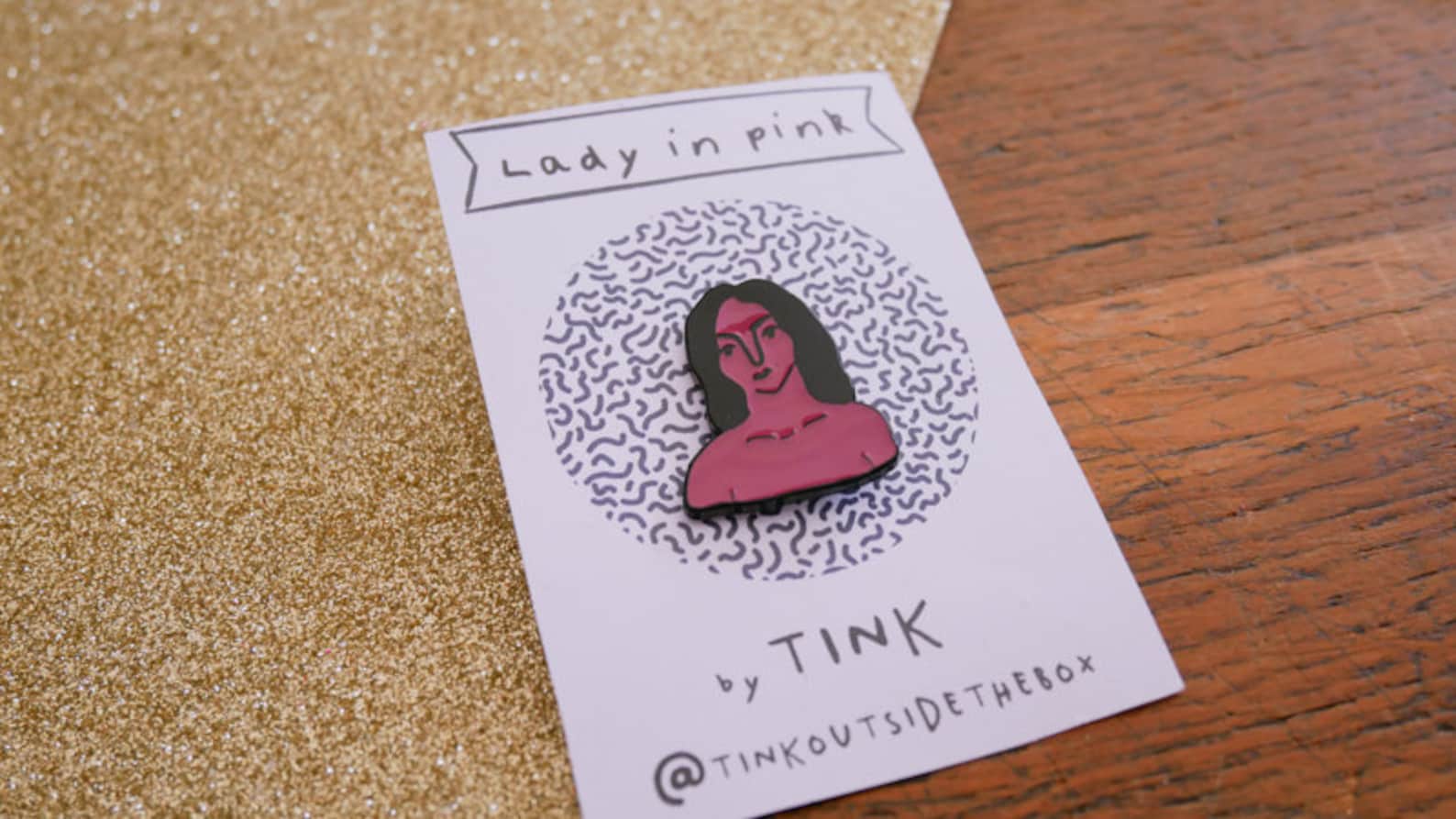 Enamel Pin of Sassy Lady // Feminist Enamel Pin // Resting - Etsy UK