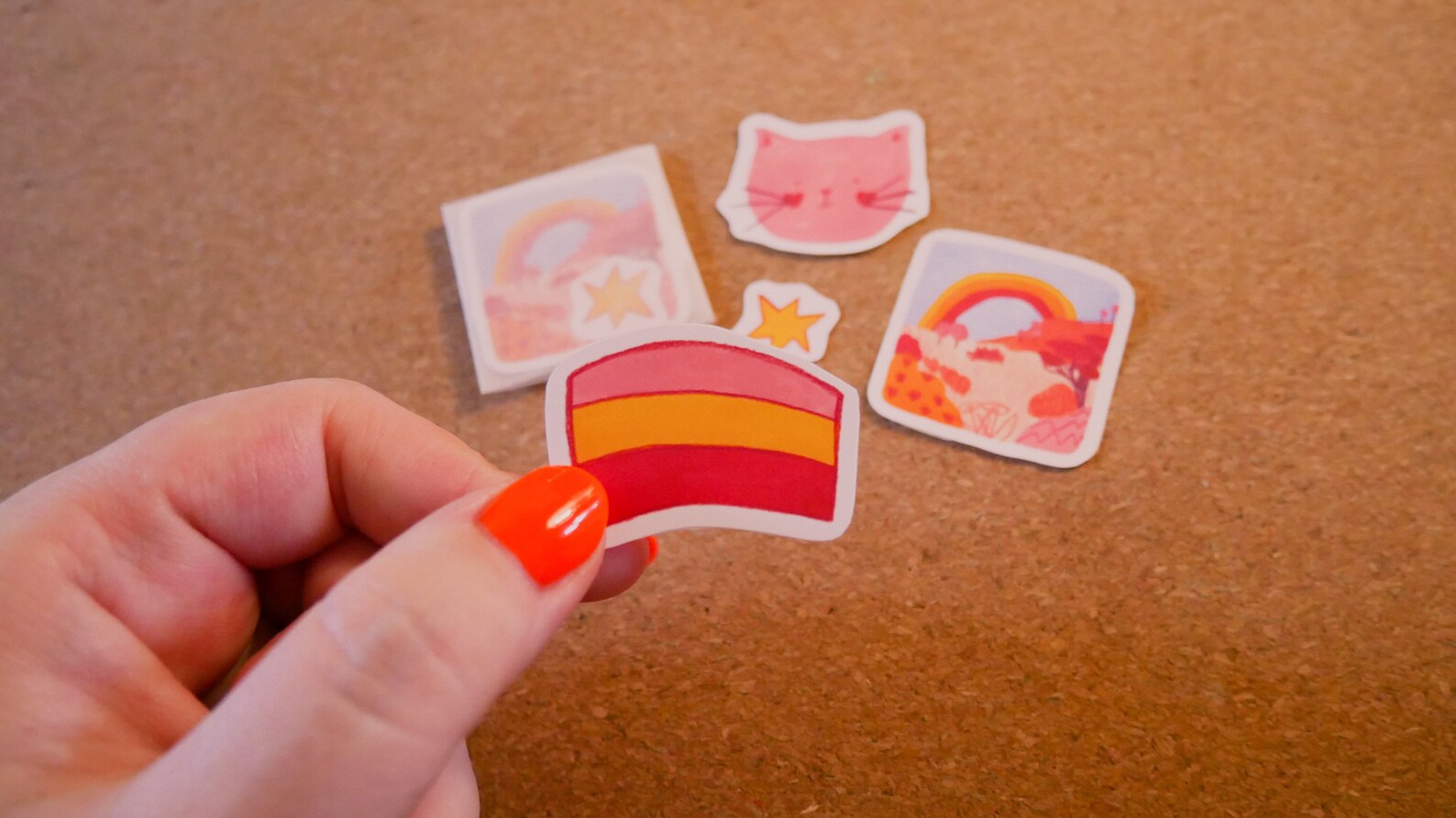 Rainbow Sticker Pack Matte Vinyl Sticker Pack Hydroflask - Etsy UK