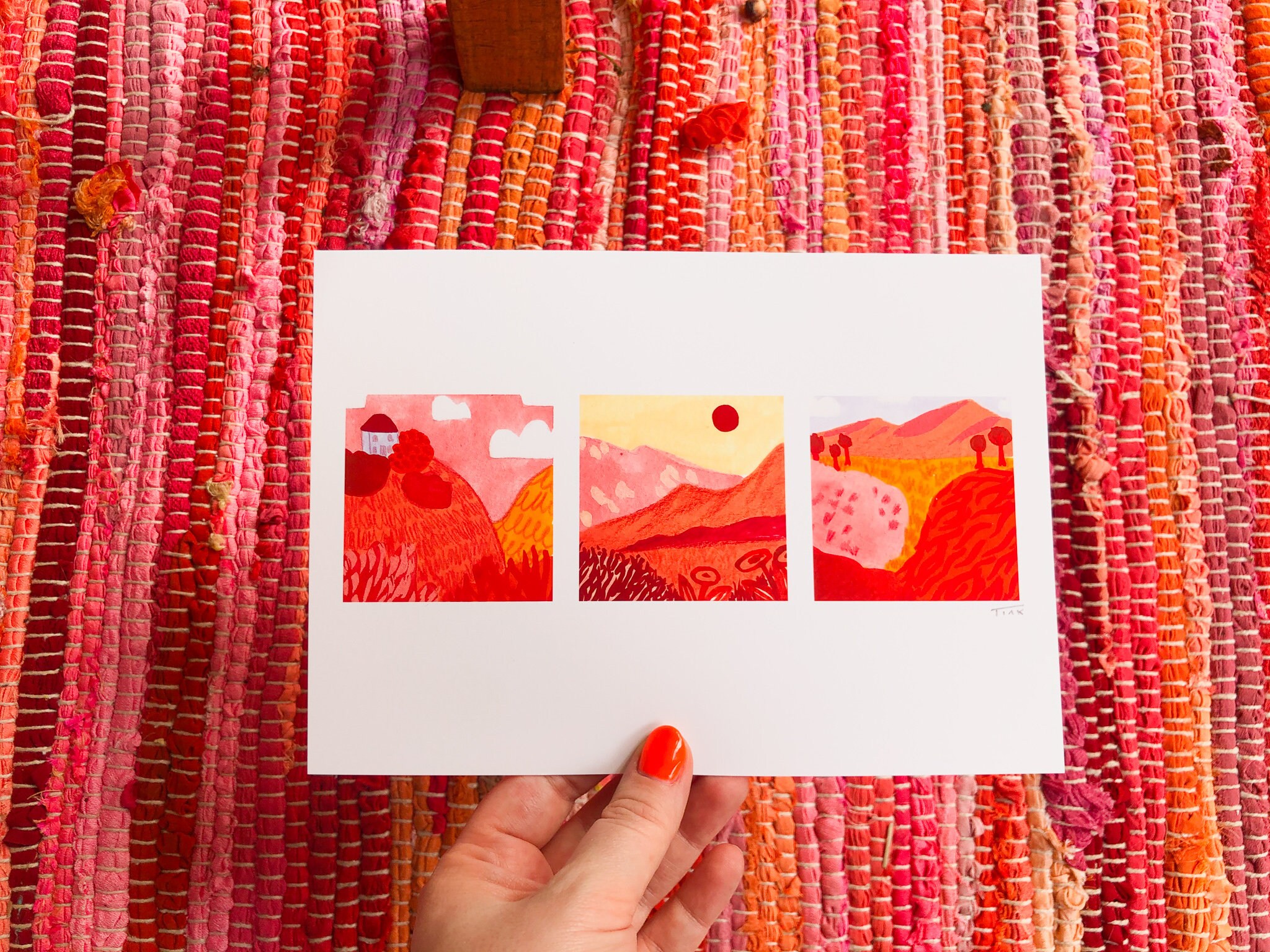 Landscape Trio Art Print Landscape Wall Art Landscape | Etsy