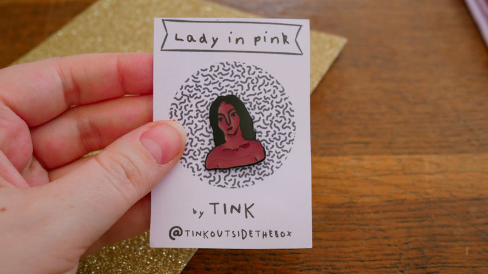 Enamel Pin of Sassy Lady // Feminist Enamel Pin // Resting - Etsy UK