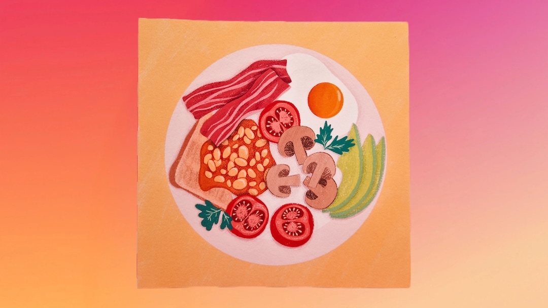 Tasty Breakfast Food Art Print - Etsy