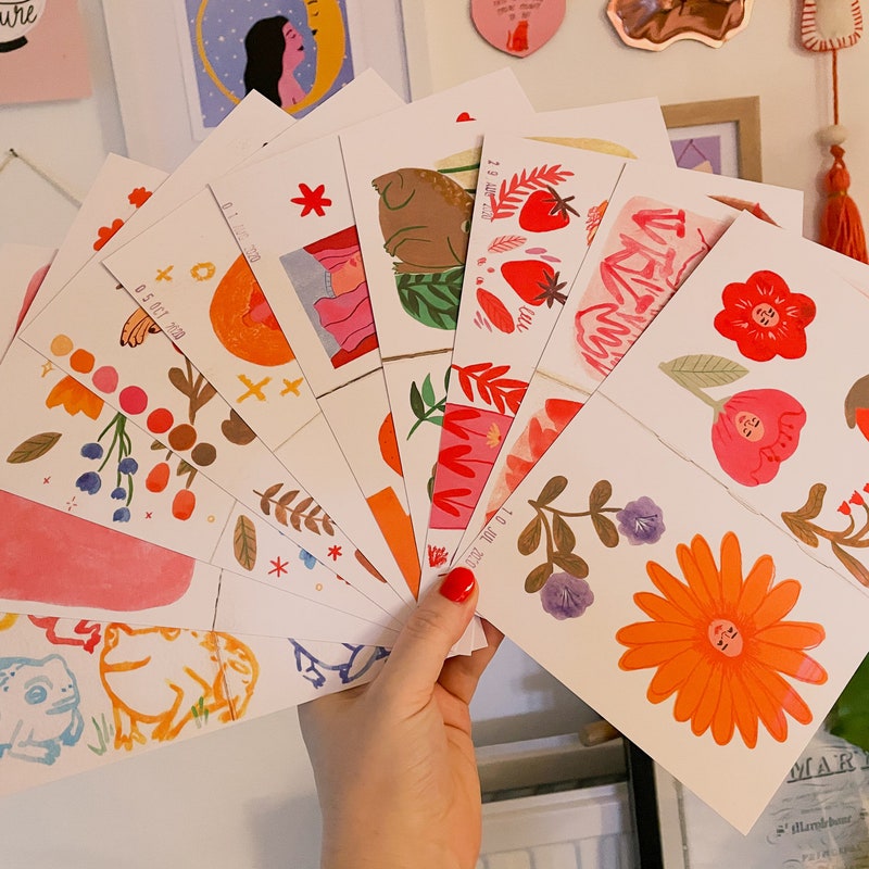 Postcard Pack - Etsy